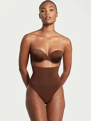 Victoria's Secret High-waist Seamless Thong Panty - Brown