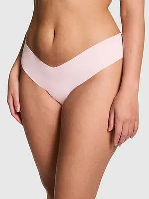 Pink No-show High-leg Thong Panty Pink