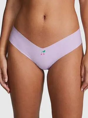 Pink No-show High-leg Thong Panty Purple