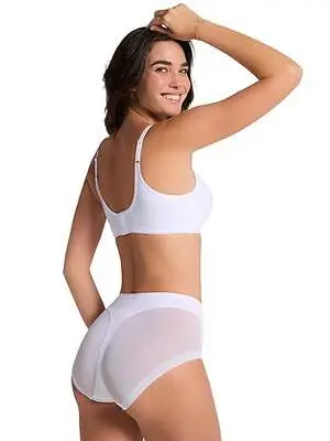 Victoria's Secret Leonisa Shapewear Comfy Compression Undetectable Shaper Panty White,ivory