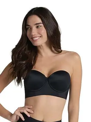 Victoria's Secret Leonisa Shapewear Smoothing Strapless Longline Bra - Black
