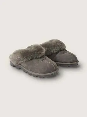 Pink Ugg® Coquette Slippers - Grey