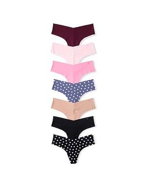 Victoria's Secret 5-pack No-show Thong Panties - Print