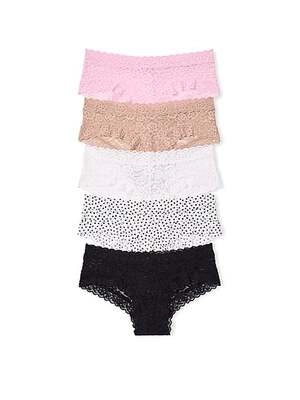 Victoria's Secret 5-pack Lacie Cheeky Panties - Print
