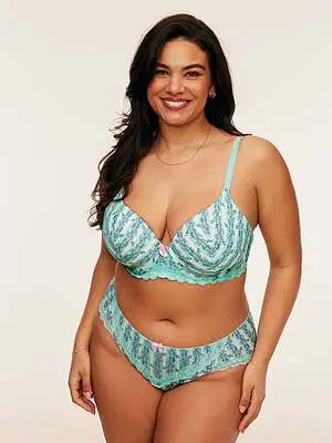 Victoria's Secret Adore Me Nare Lightly Lined Demi Bra Blue