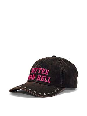 Pink Baseball Cap - Black