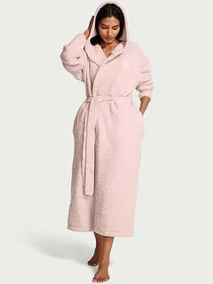 Victoria's Secret Cozy Plush Robe Beige