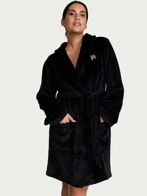 Victoria's Secret Cozy Plush Robe - Black