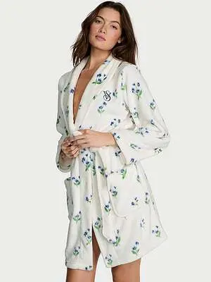 Victoria's Secret Cozy Plush Robe - Floral