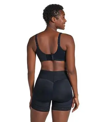Victoria's Secret Leonisa Shapewear Firm Compression Mid-rise Butt Sculpting Shaper Shorts - Black