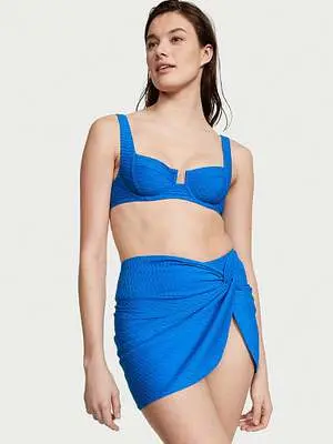 Victoria's Secret Swim Mix & Match Full Coverage Bikini Top - Blue