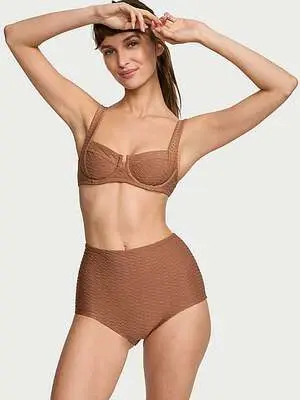Victoria's Secret Victoria's Secret Swim Mix & Match Full Coverage Bikini Top Brown