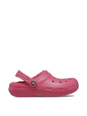 Pink Crocs Classic Lined Clogs - Pink