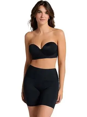 Victoria's Secret Leonisa Shapewear Moderate Compression Stay-in-place Seamless Slip Shorts - Black
