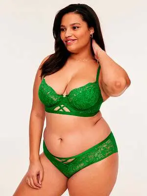 Victoria's Secret Adore Me Diara Hipster Panty Green