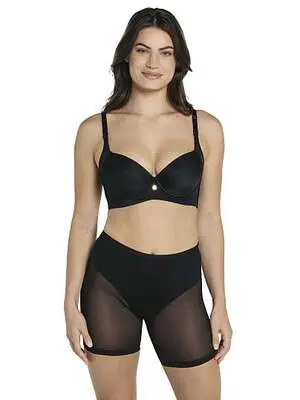 Victoria's Secret Leonisa Shapewear Comfy Compression Undetectable Sheer Shaper Shorts - Black
