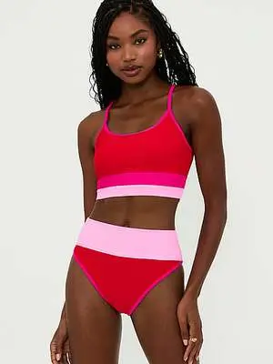 Victoria's Secret Beach Riot Eva Bikini Top Pink
