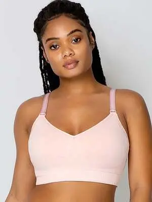 Victoria's Secret Curvy Couture Smooth Seamless Comfort Wireless Bra - Pink