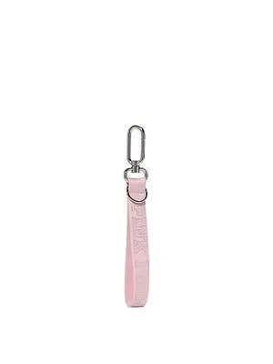 Pink Wristlet Strap Keychain Pink
