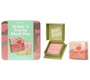 BENEFIT COSMETICS Bright 'n Peachy Blush Duo - One-color