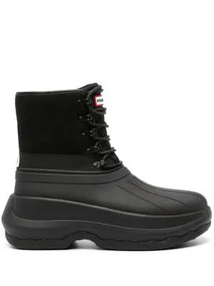 Kenzo X Hunter Logo-patch Boots - Black