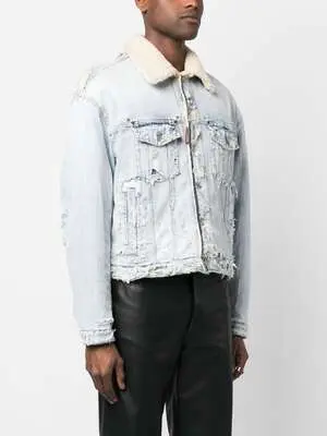 Dsquared2 Distressed Denim Jacket