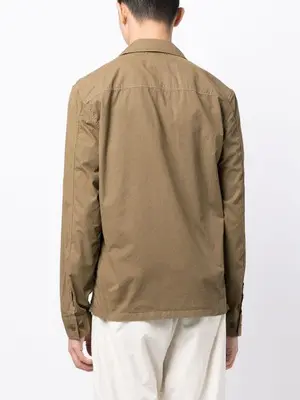 C.P. COMPANY Logo-embroidered Cotton Shirt