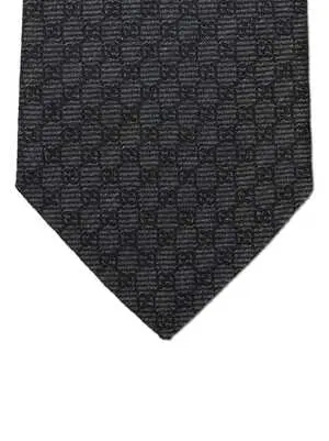 Gucci Interlocking G-jacquard Silk Blend Tie