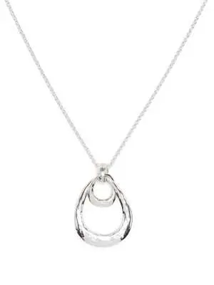 DOWER & HALL Large Entwined Pendant Necklace - Silver