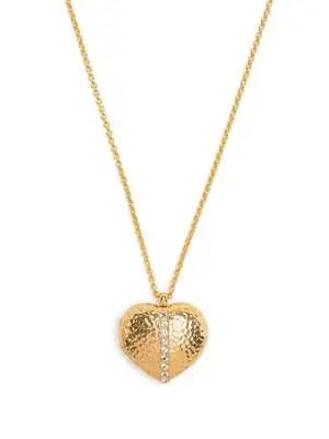DOWER & HALL Heart Lumiere Pendant Necklace - Gold