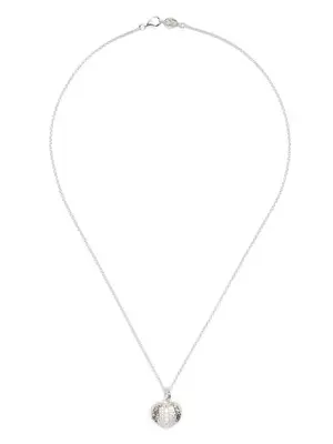 DOWER & HALL Lumiere Locket Necklace - Silver
