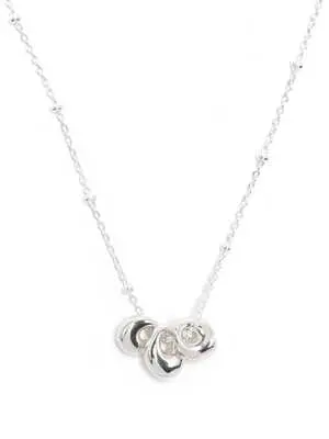 DOWER & HALL Nugget Trio Pendant Necklace - Silver