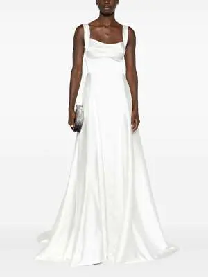 ATU BODY COUTURE V-back Gown - White