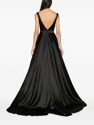 ATU BODY COUTURE Colourblock Satin Gown