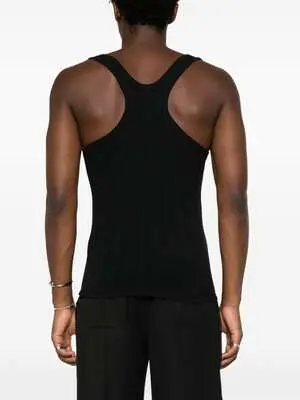LGN LOUIS GABRIEL NOUCHI Ribbed Stretch-cotton Tank Top
