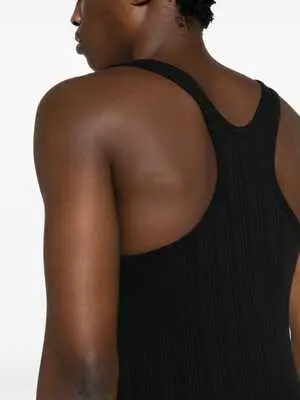 LGN LOUIS GABRIEL NOUCHI Ribbed Stretch-cotton Tank Top