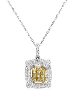 HYT JEWELRY Platinum And Diamond Necklace - Silver