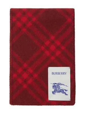 Burberry Vintage Check Wool Scarf - Red