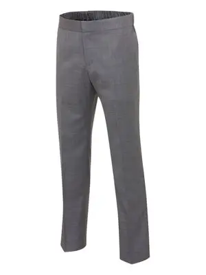 Shanghai Tang Logo Embroidered Wool Trousers