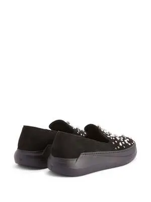 GIUSEPPE ZANOTTI Afelia Crystal-embellished Loafers
