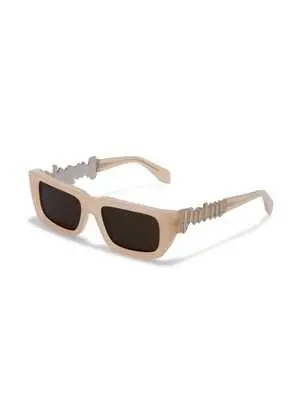 Palm Angels Milford Rectangle Sunglasses - Neutrals