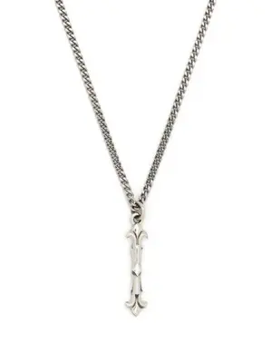 Emanuele Bicocchi Alphabet Pendant Necklace - Silver