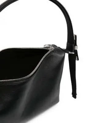 Kara Crystal-strap Leather Tote Bag