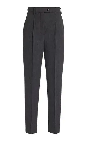 Prada High-rise Slim Pants - Grey