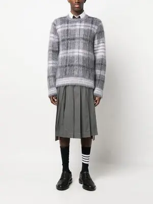 Thom Browne Tartan Pattern Jumper