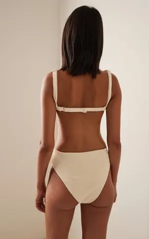 HAIGHT. X Tina Kunakey Classic Ribbed Bikini Bottom