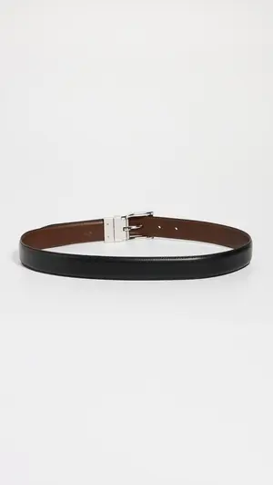 Polo Ralph Lauren Reversible Saddle Leather Belt - Black/brown