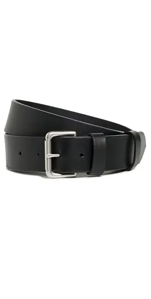 Polo Ralph Lauren Italian Saddle Leather Belt - Black