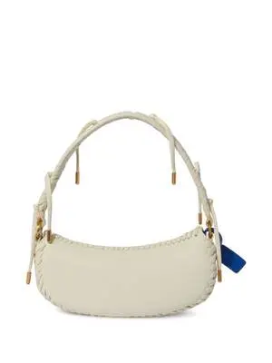 Off-White Weaved Leather Shoulder Bag - Neutrals