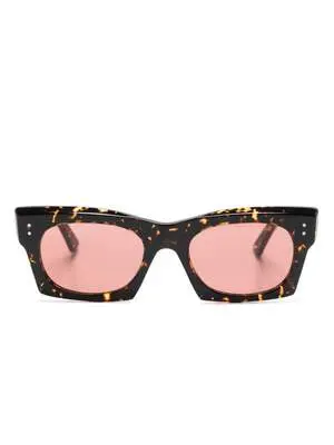 Marni Tortoiseshell Square Frame Sunglasses - Brown